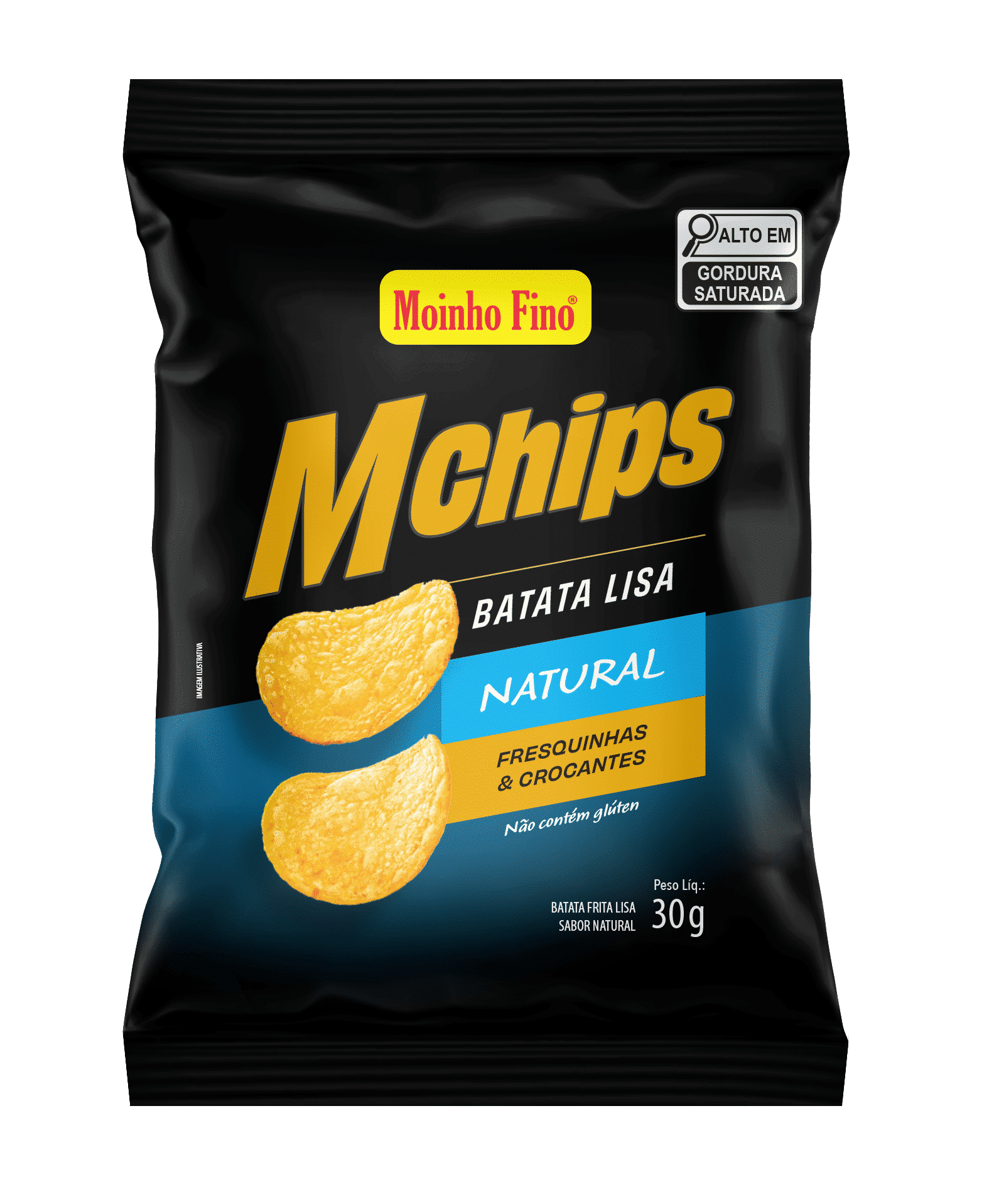 Batata MChips Lisa 30g - Natural - Loja Café Moinho Fino